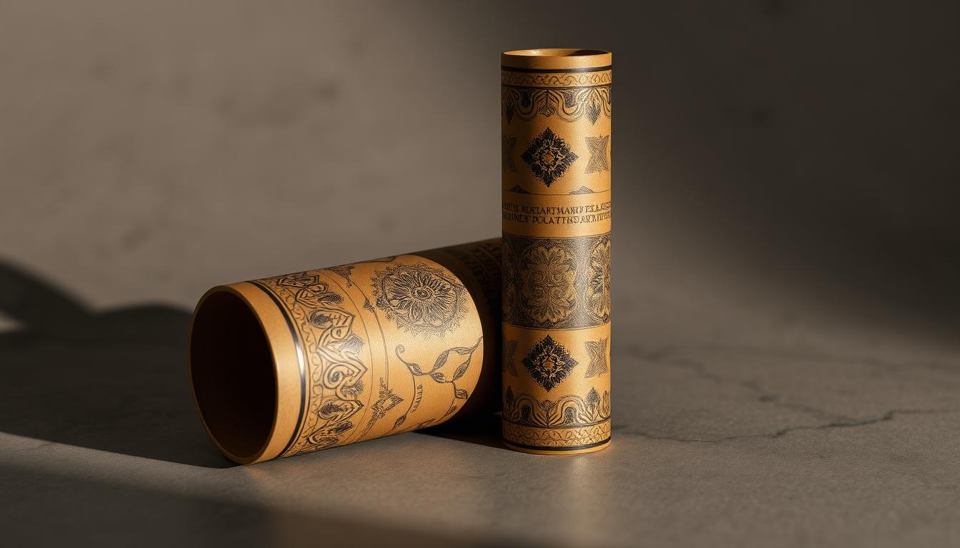 Custom Printing Cardboard Telescopic Tubes For Wine